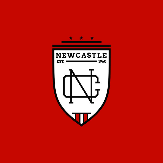 Placeit - Sports Logo Template for a Newcastle Team