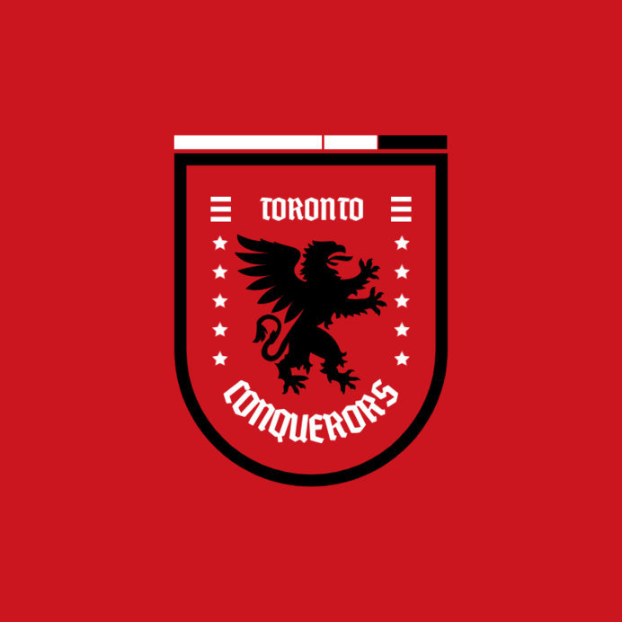 Placeit - Sports-Themed Logo Template for a Canadian Soccer Team