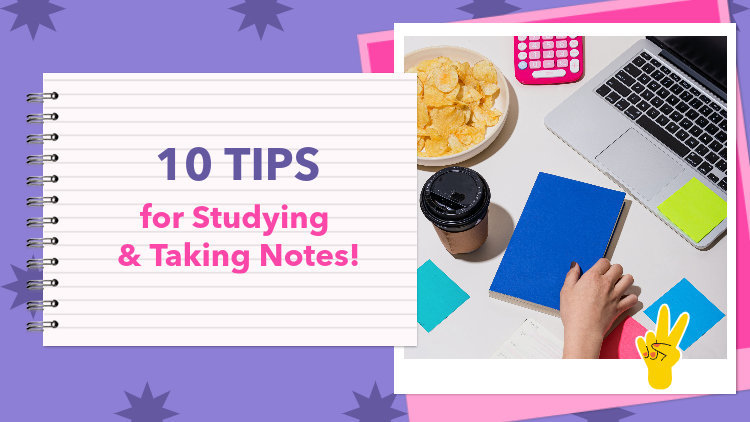 Placeit - YouTube Thumbnail Template Featuring 10 Tips for Studying and ...