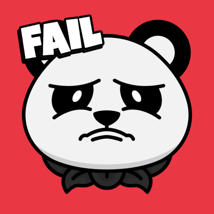 Placeit - Illustrated Emote Creator Featuring a Sad Panda Graphic