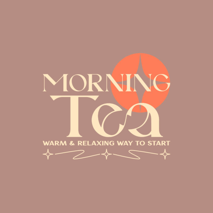 Placeit - Tea Shop-Themed Logo Generator Featuring a Slogan