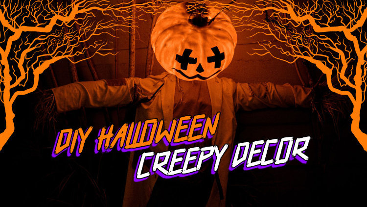 Placeit - Halloween Inspired YouTube Thumbnail Template With DIY Spooky ...