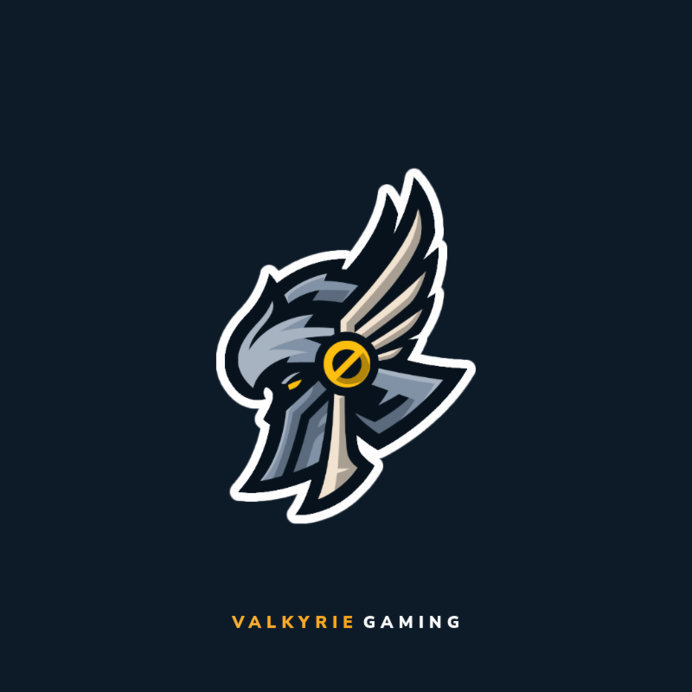 Placeit - Gaming Logo Generator Featuring Warrior Helmet Graphics