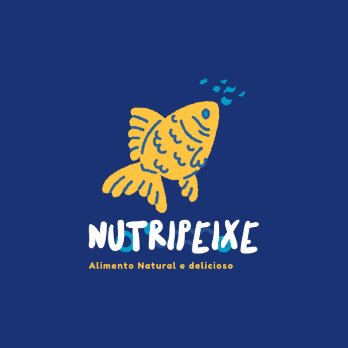 Placeit - Online Logo Maker for a Fish Food Brand with an Illustrated ...