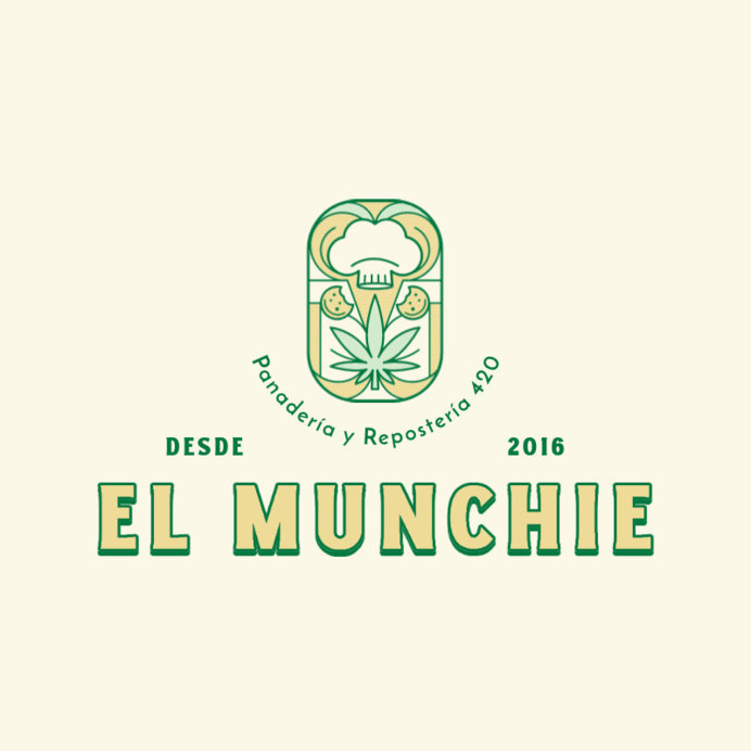 Placeit - Logo Template for an Established Cannabis Bakery
