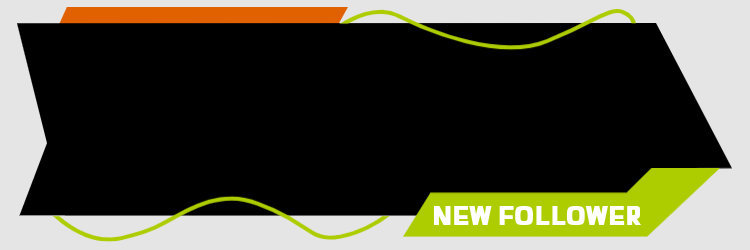 Placeit - Twitch Alert Box Generator Featuring Modern Wavy Lines