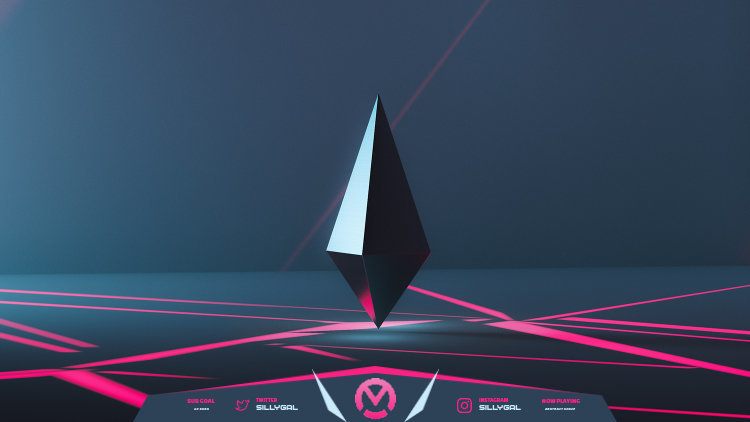 Placeit - Twitch Overlay Generator Featuring a Futuristic Styled-Theme