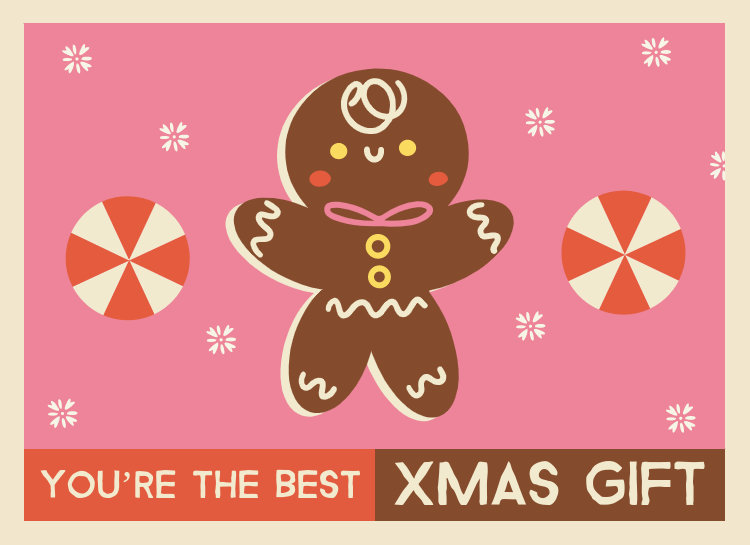 Placeit - Christmas-Themed Greeting Card Creator Featuring a ...