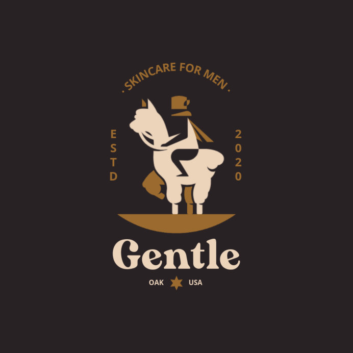 Placeit - Online Logo Maker for a Men's Grooming Brand with Elegant ...