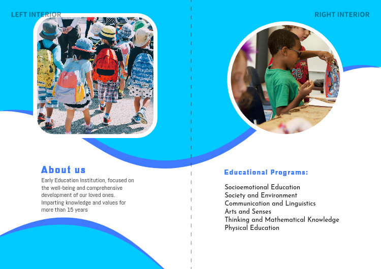Placeit - Brochure Design Template Featuring an Educational Program ...