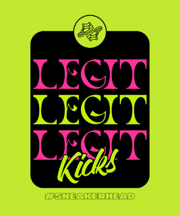 Placeit - T-Shirt Design Generator Featuring Sneaker Graphics and a ...