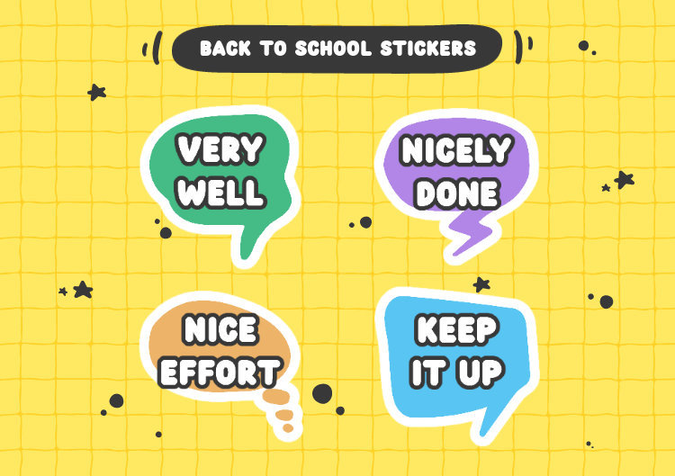 Placeit - Back to School Sticker Generator With Motivational Quotes for ...