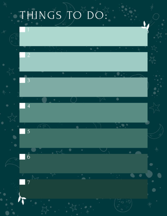 Placeit - Daily Planner Design Generator With a To-Do List