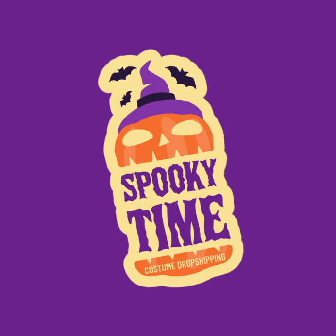 Placeit - Halloween-Themed Logo Maker for a Costume Dropshipping Store