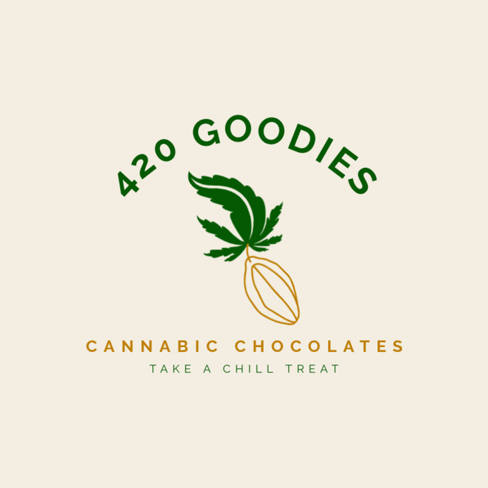 Placeit - Cannabis-Themed Logo Maker for a Chocolate Brand