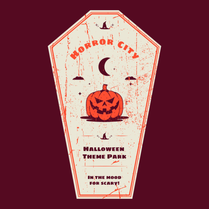Placeit - Logo Creator for a Halloween Amusement Park with a Pumpkin ...