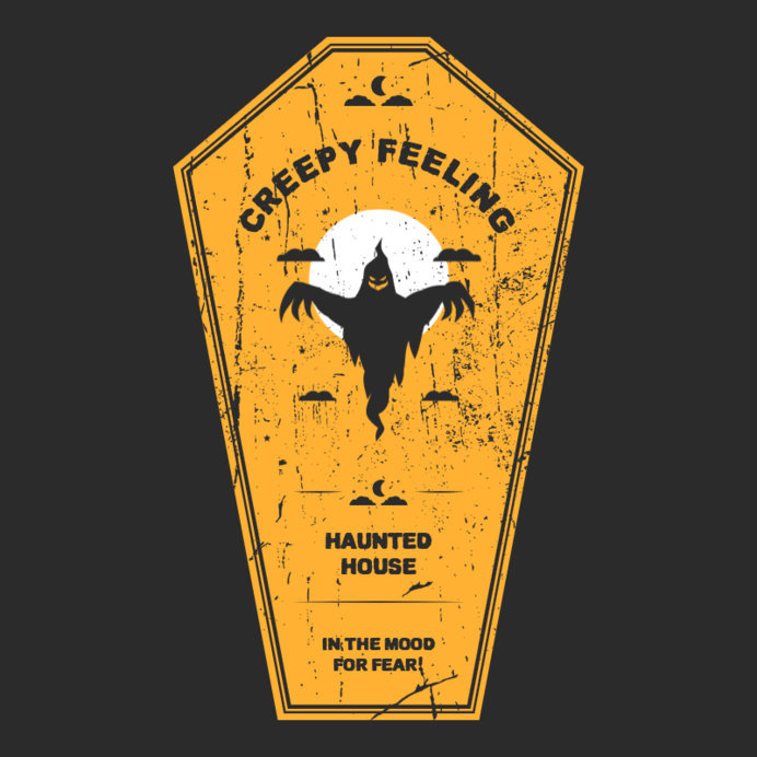 Placeit - Logo Maker for a Halloween Haunted House Attraction with a ...