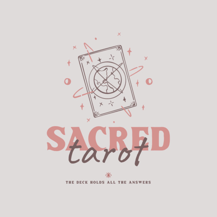 Placeit - Logo Generator with a Tarot Card Graphic for a Chiromancer