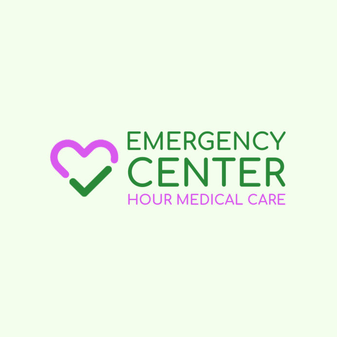 Placeit - Logo Maker for an Emergency Center Featuring a Heart Graphic