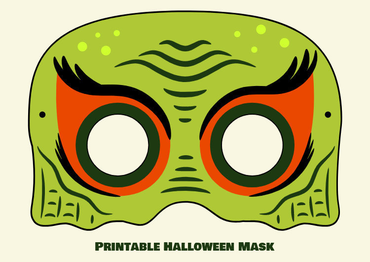 Placeit - Halloween Mask Design Creator for a Sea Monster Costume