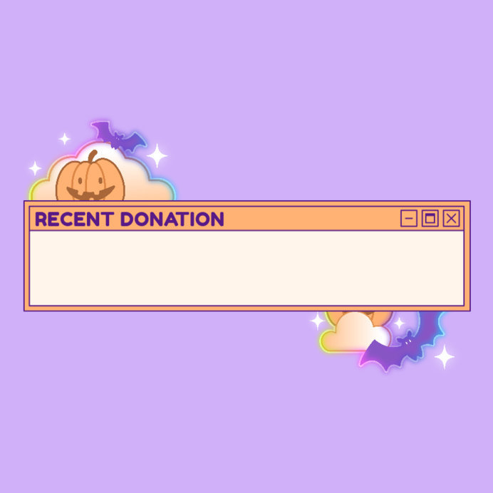 Placeit - Twitch Alert Box Design Creator With Cute Retro Halloween ...