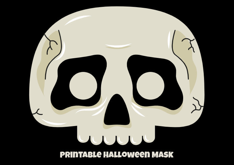 halloween skull template