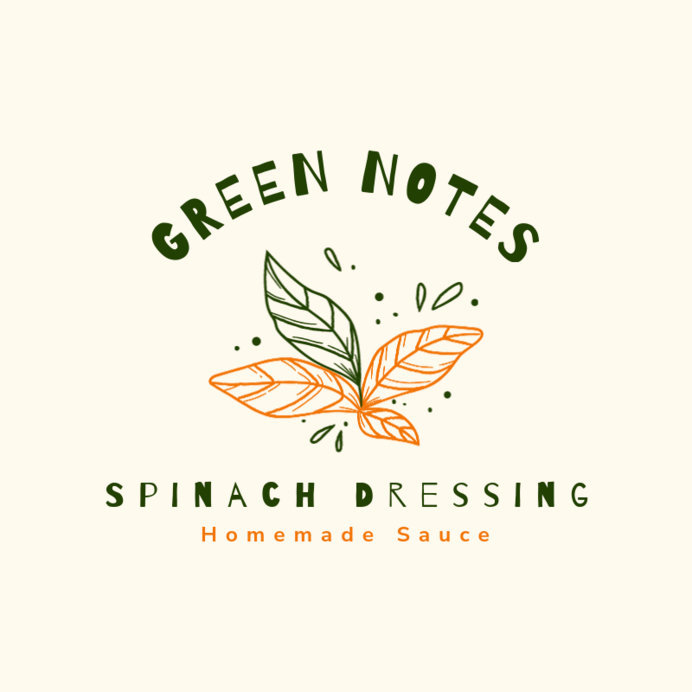 Placeit - Logo Generator for a Homemade Spinach Dressing
