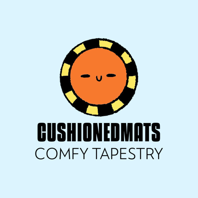Placeit - Comfy Tapestry Logo Template for Homemade Decor Shop