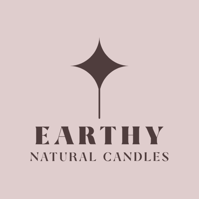 Placeit - Natural Candles Store Logo Creator with a Sparkle Graphic
