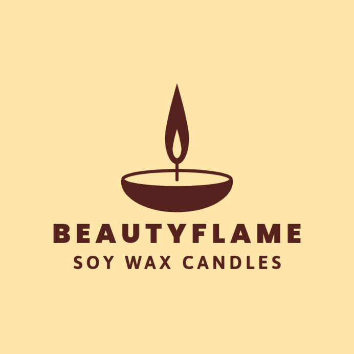 Placeit - Logo Maker for a Soy Wax Candles Brand