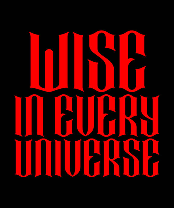 Placeit - Cool T-Shirt Design Template Featuring a Multiverse-Themed Quote