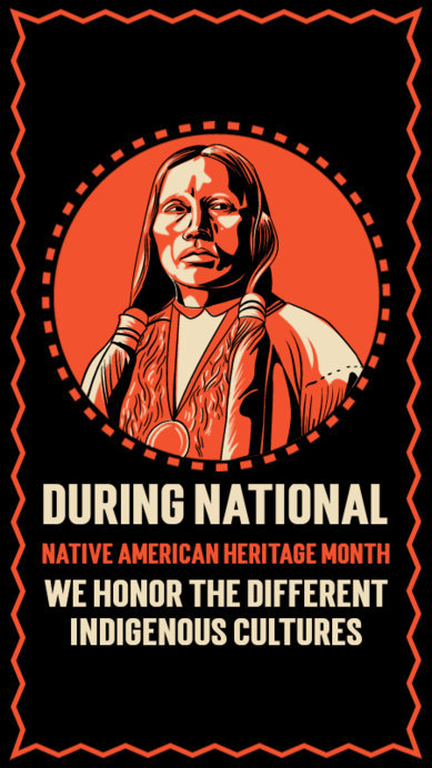 Placeit - Instagram Story Creator with an Indigenous Person ...