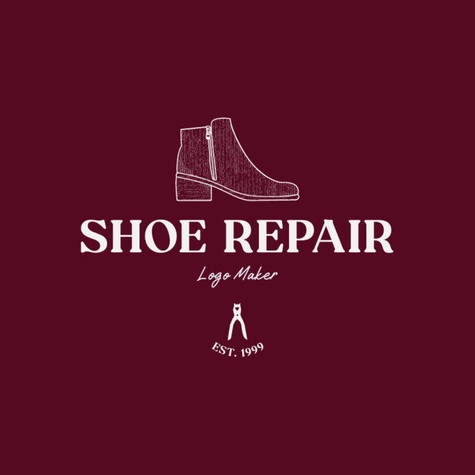 Placeit - Online Logo Maker for a Shoe Repair Establishment