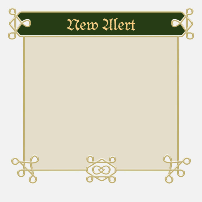 Placeit - Twitch Alert Box Template with a Fantasy-Inspired Design