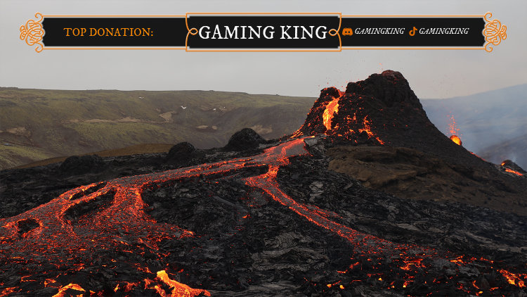 Placeit - Twitch Overlay Generator with a Volcanic Landscape Inspired ...