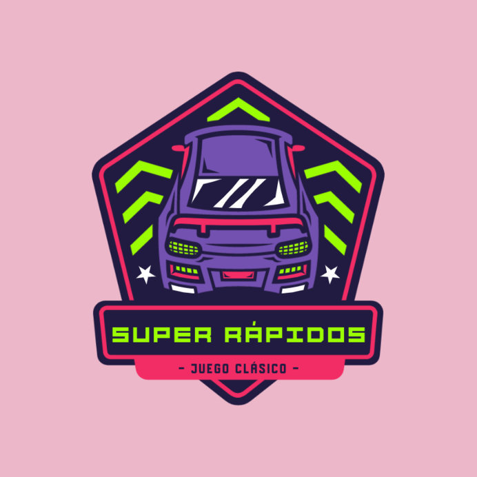 Placeit - Gaming Logo Generator Featuring a Racing Car Illustration
