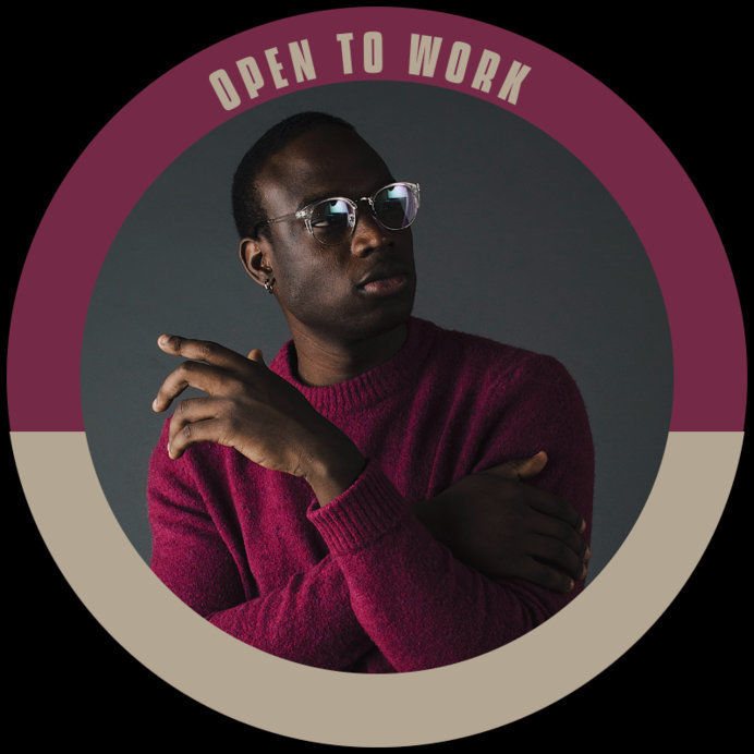 Placeit - Open to Work LinkedIn Profile Generator Featuring a ...