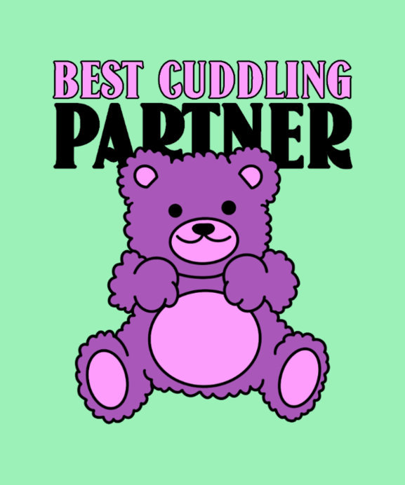 Placeit - Illustrated T-Shirt Design Template Featuring a Teddy Bear ...