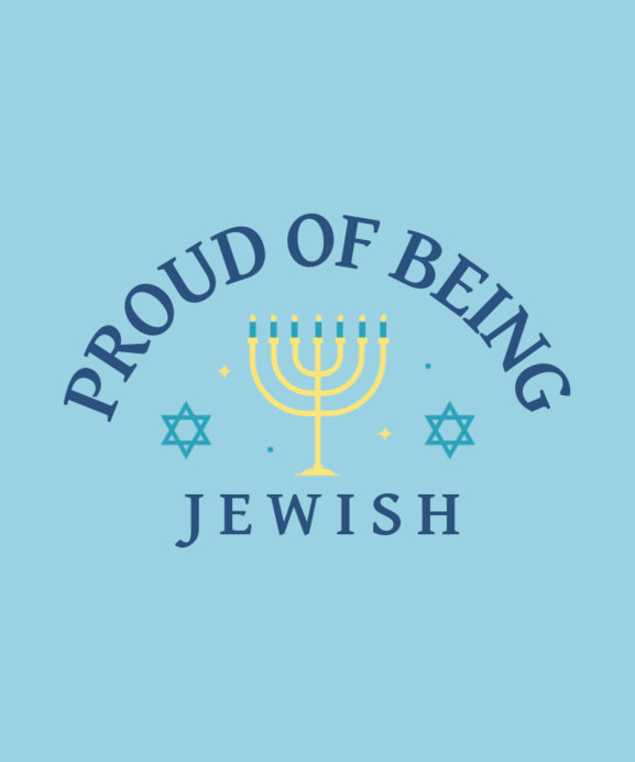 Placeit - T-Shirt Design Generator Featuring Jewish-Themed Graphics and ...