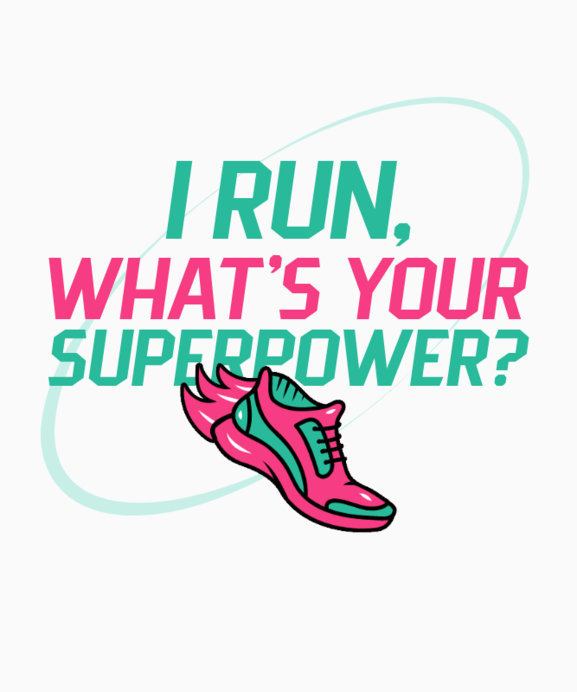 Placeit - T-Shirt Design Generator Featuring a Running Shoe Illustration