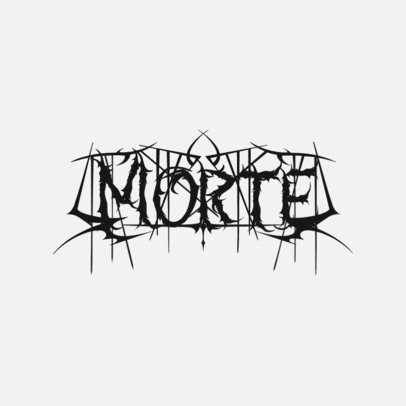 how to draw metal band logos