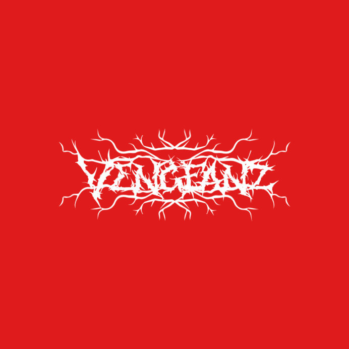 Placeit - Death Metal Logo Generator Featuring a Typography Theme