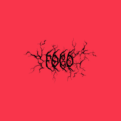 how to draw a metal band logo