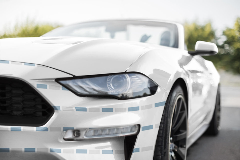 Placeit - Mockup of a Sublimated Decal Placed Across a Sports Car's ...