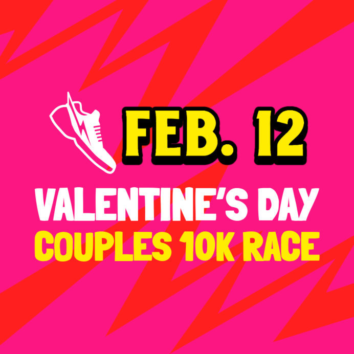 Placeit - Instagram Post Template for a Valentine's Day-Themed Race