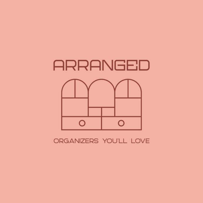 Placeit - Minimalist Logo Template for an Organizers Store