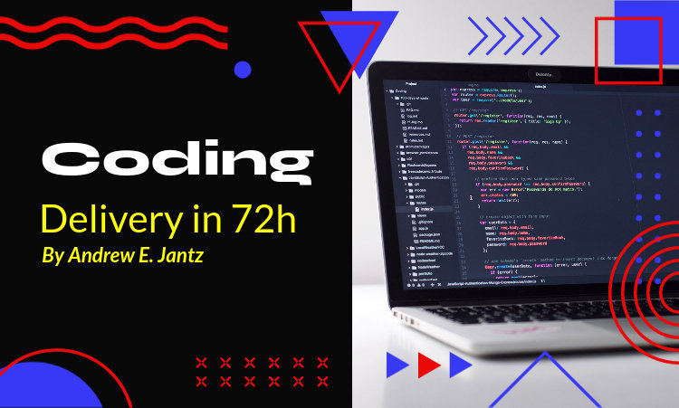 Placeit - Fiverr Gig Image Template to Promote a Coding Job