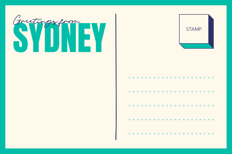 Placeit - Back Postcard Design Generator Featuring Greetings from ...