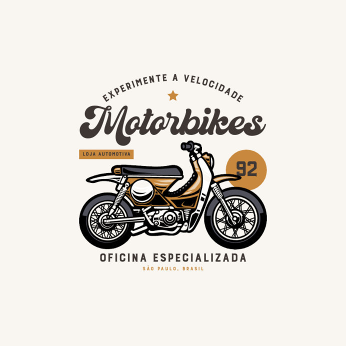 Placeit - Garage-Themed Logo Creator for a Motorbike Shop