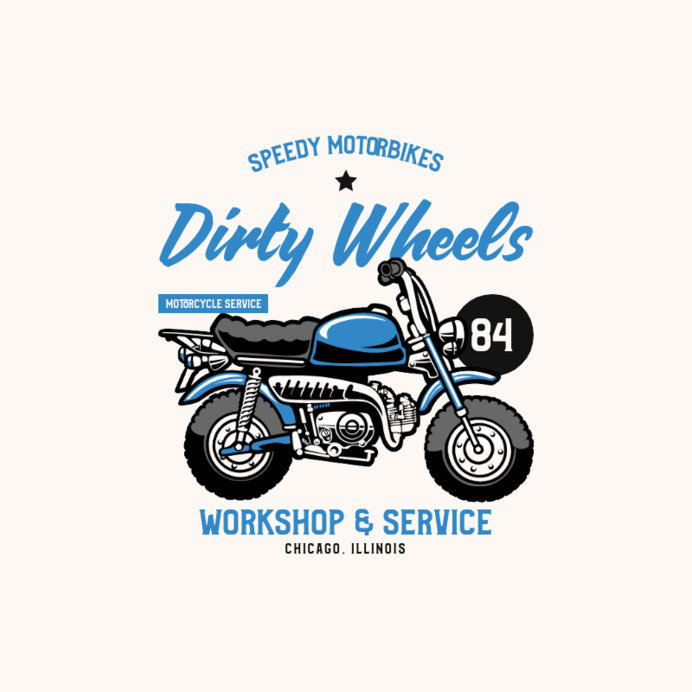 Placeit - Logo Maker for a Motorbike Workshop and Service Business